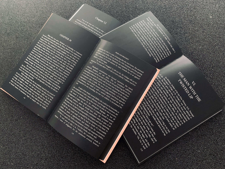 Dark Mode Books – Books with Black Pages and White Text | Dark Edition ...