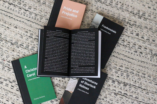 Dark Mode Books – Books with Black Pages and White Text | Dark Edition ...
